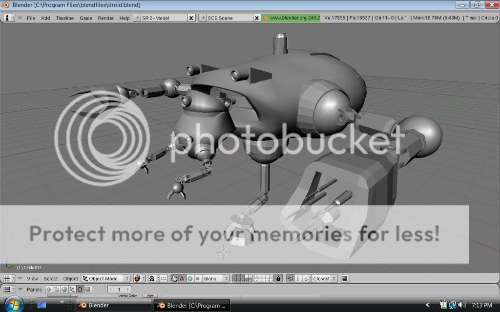 Rotating lights and Cylon eye - Modeling - Blender Artists Community