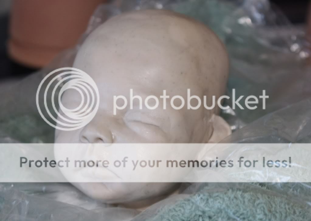 Sculpting ladies 3rd head WIP-new pic - DollFan