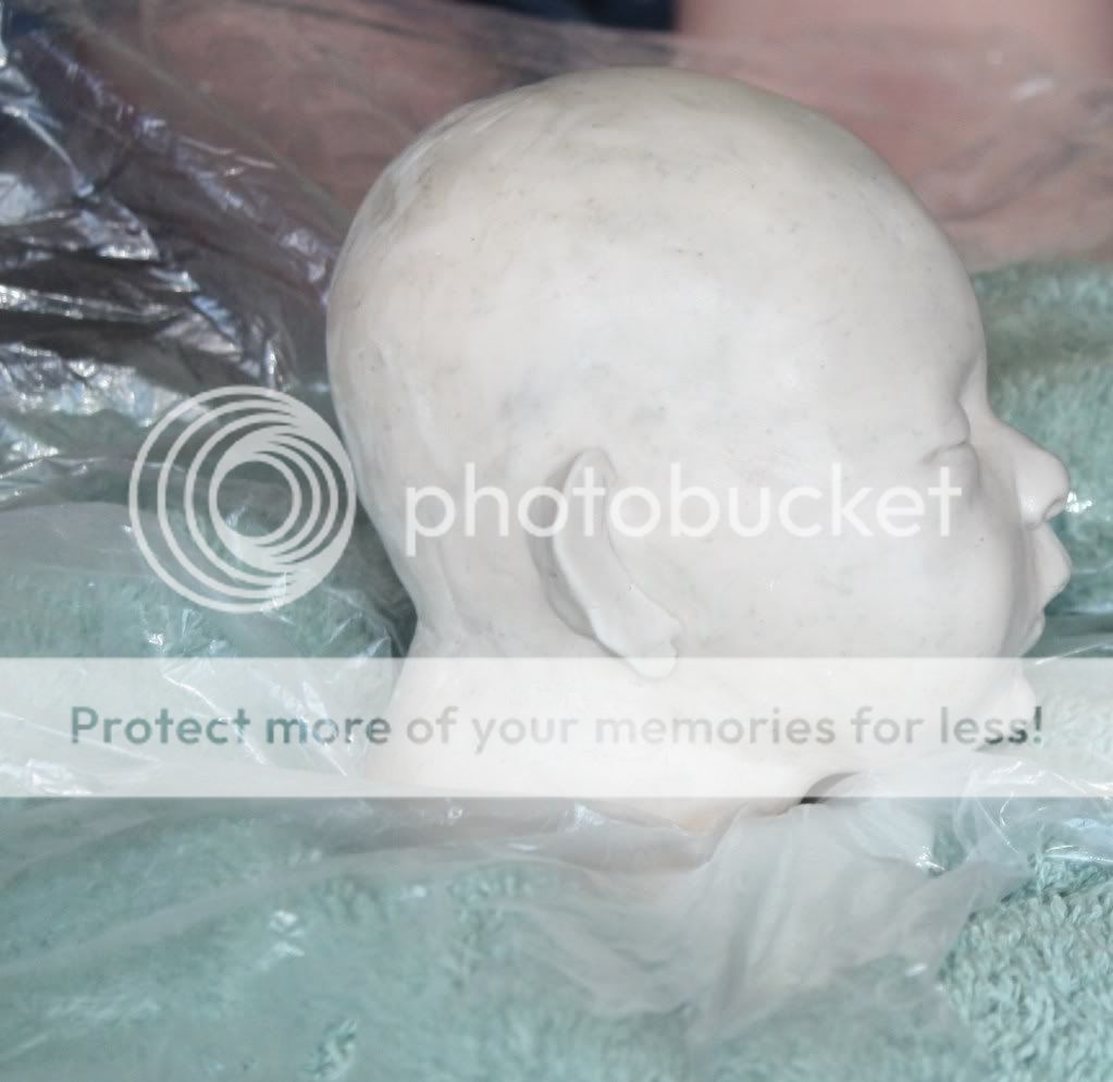 Sculpting ladies 3rd head WIP-new pic - DollFan