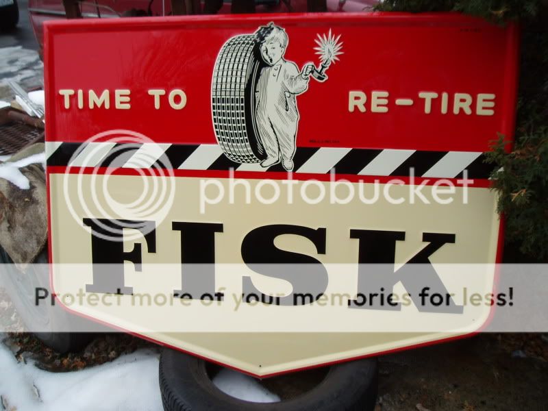 FISK Tire Sign Wax? - The Ford Barn