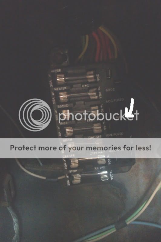 67 Chevelle Fuse box question | Team Chevelle